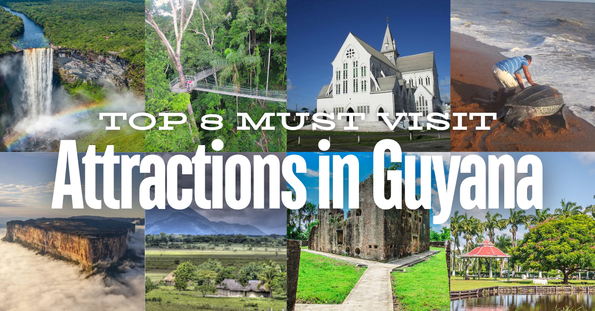 Top 8 Must-Visit Attractions in Guyana - Tour Guyana